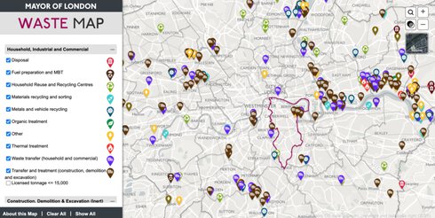 Webmaps and data services | London City Hall
